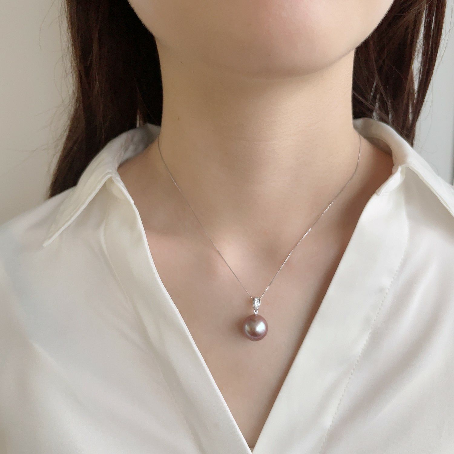 Mauvette(モーベット) -稀少なモーブピンク系 有核淡水パール- | Pearl for Life（パールフォーライフ）